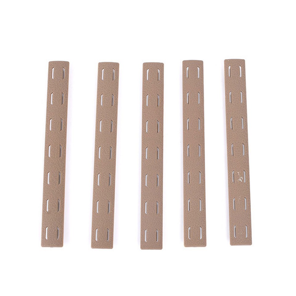 5.5" M-LOK Rail Panel Strip Cover Slot Covers Snap-in forMlok System ...
