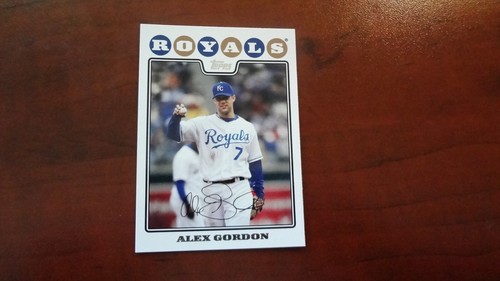 2008 TOPPS # 410 ALEX GORDON BASEBALL CARD | eBay