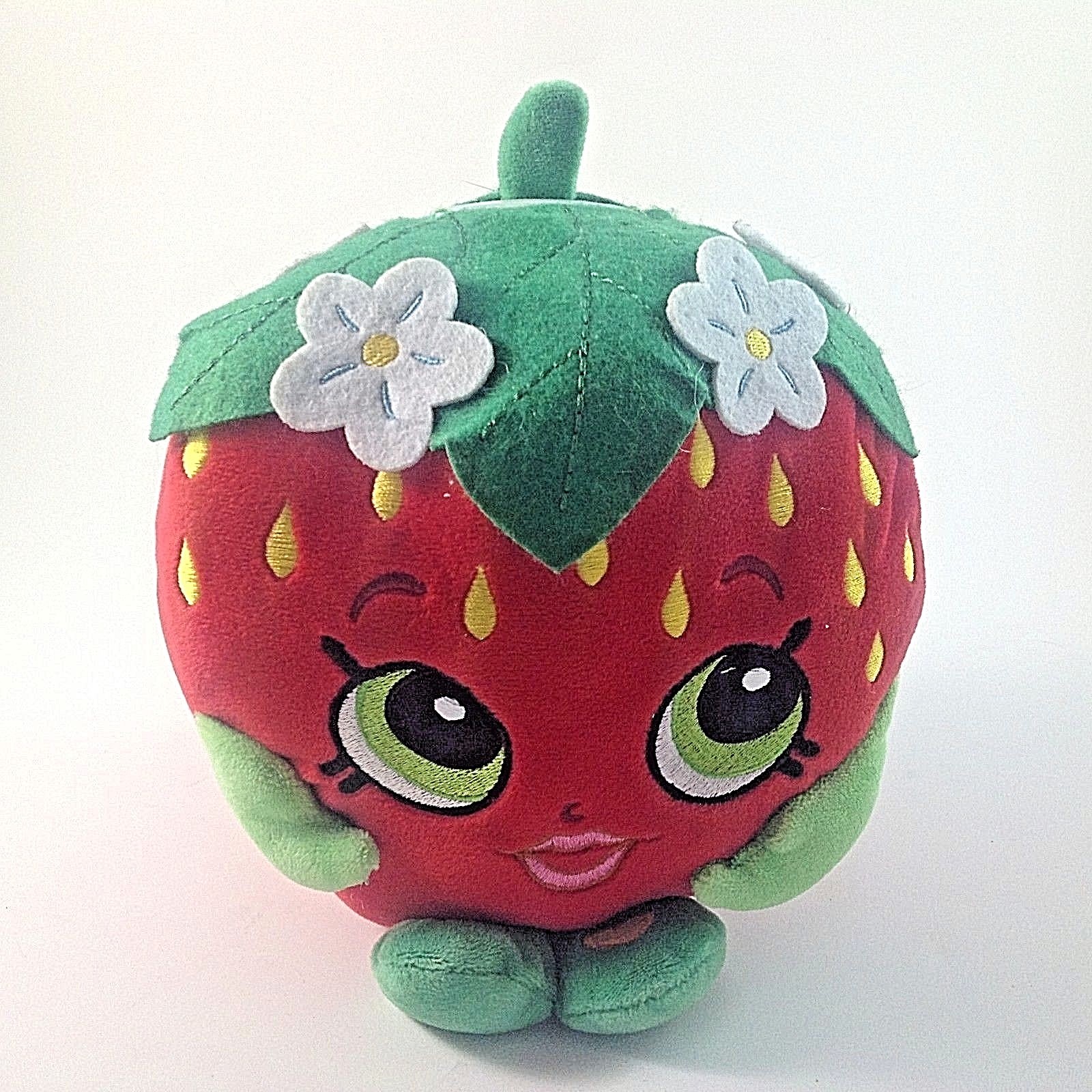 Shopkins Plush Strawberry Kiss Coin Bank Piggy Bank 8" | eBay