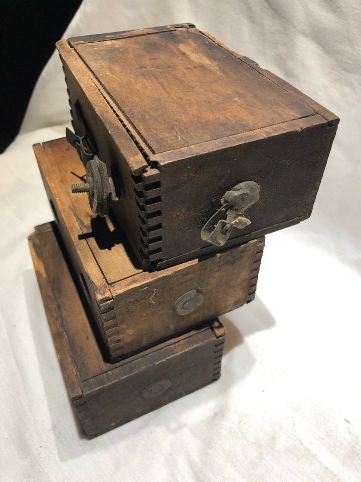 Lot of 3 Old FORD Model T Vehicle Ignition Spark Buzz Coil BRASS TOP ...