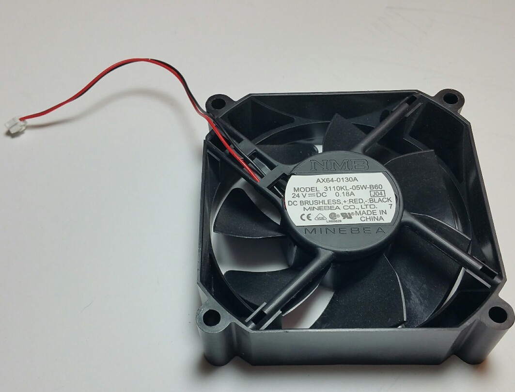 BARELY USED Original Ricoh Fan Motor AX64-0130A 3110KL-05W-B60 24VDC 1 ...