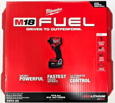 New Milwaukee CASE ONLY 2953-22 Fr M18 2953-20 1/4" Impact Fuel 18 Volt ...