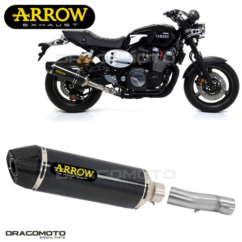 Exhaust YAMAHA XJR 1300 2015 2016 ARROW Carbon CC Kat RACE-TECH | eBay ...