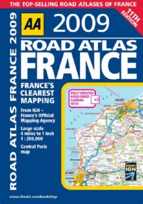 AA Road Atlas France (AA Atlases and Maps) by AA Publishing Spiral ...