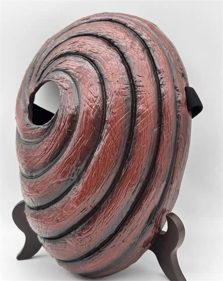 Obito Resin Mask Anime Naruto Mask Cosplay Costume Props Halloween ...