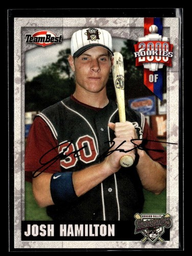 2000 Team Best Rookies Josh Hamilton Autograph Auto Tampa Bay Devil ...