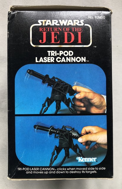 Vintage 1982 Kenner Star Wars Return of The Jedi Tri Pod Laser Cannon ...