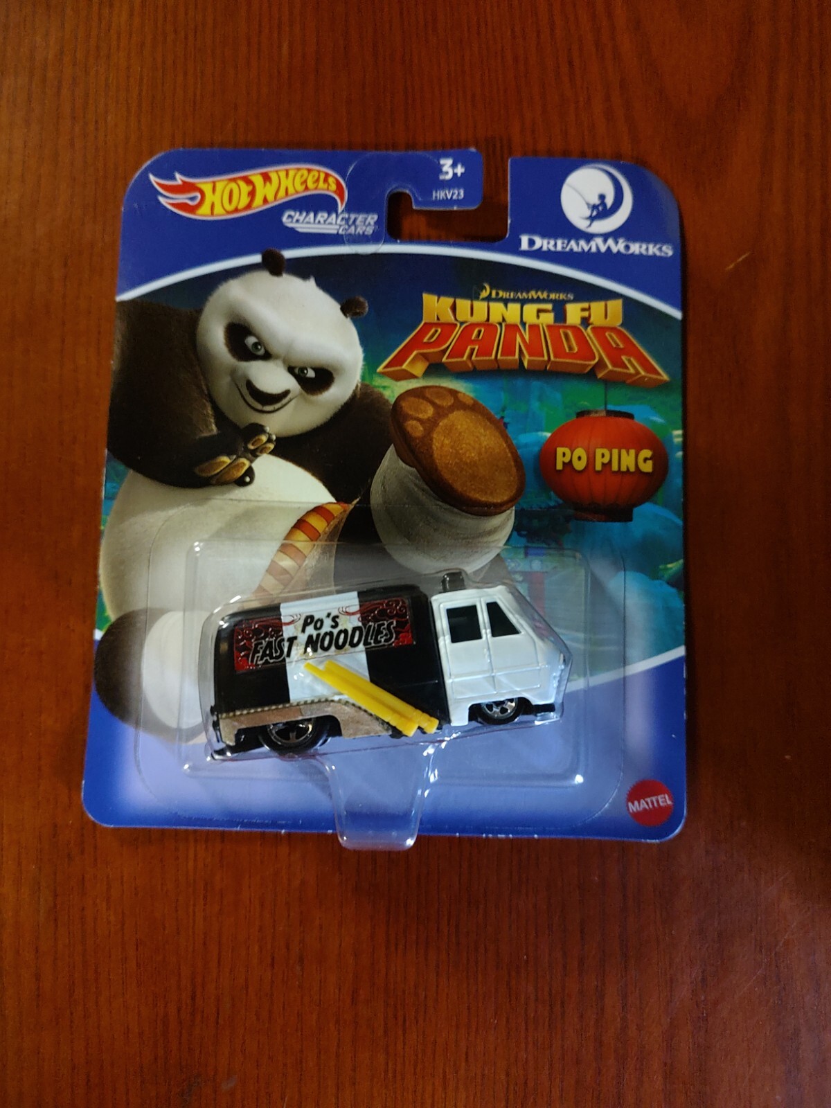 Hot Wheels Kung Fu Panda - Po Ping Black White - DreamWorks Character ...