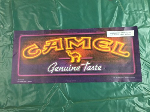 Camel Lights Plastic Cigarettes Advertising Sign RJ Reynolds-Camel Joe ...