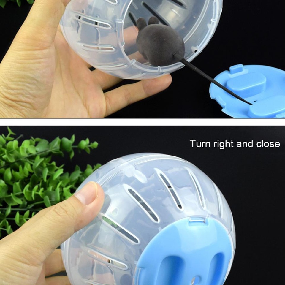 Rodent Mice Running Ball Hamster Exercise Small Pet Funny Toys (Blue ...