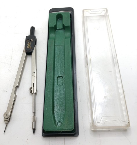 Vintage Helix Drafting Engineering Drawing Compass Tool w/Case - NICE ...