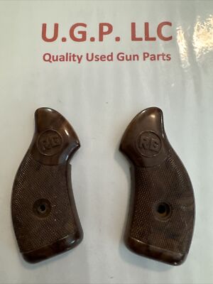 Rohm Model RG-14, 22LR Parts: Grips Brown (NoScrew) | eBay