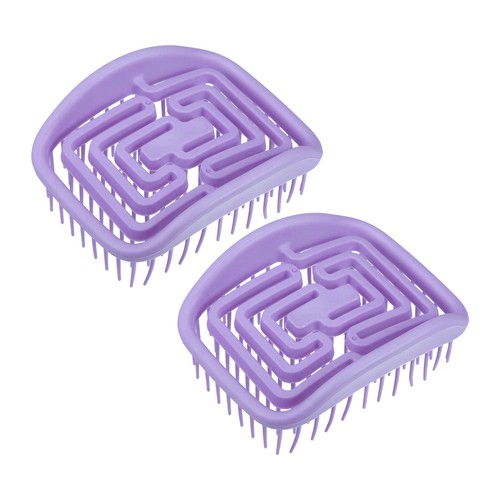 2 Pcs Tangle Shower Hair Detangler Detangling Brush Hair Brush Comb ...