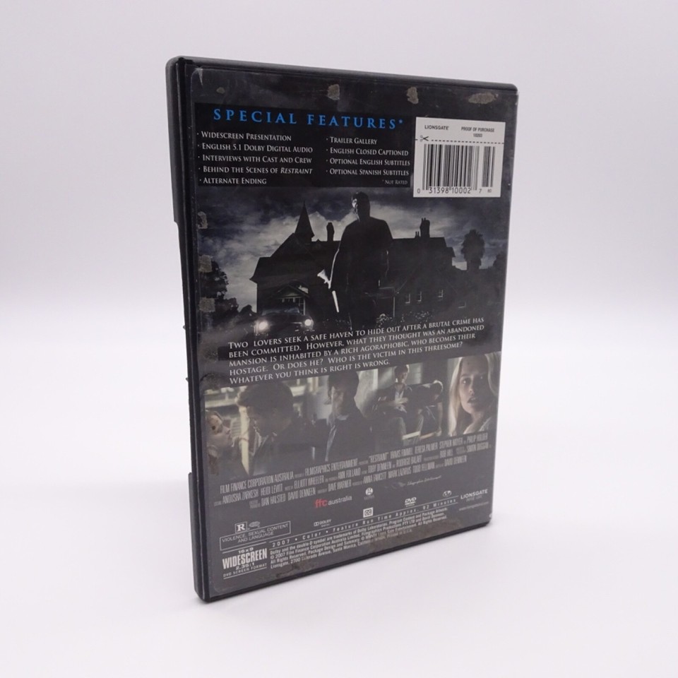 Restraint (DVD, 2007) 31398100027 | eBay