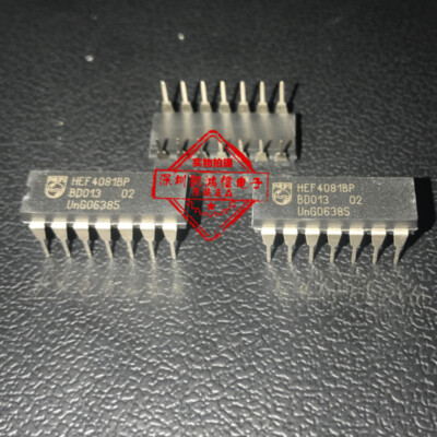 10PCS HEF4081BP New AND Gate 4-Element 2-IN CMOS 14-Pin PDIP Bulk #98HY ...