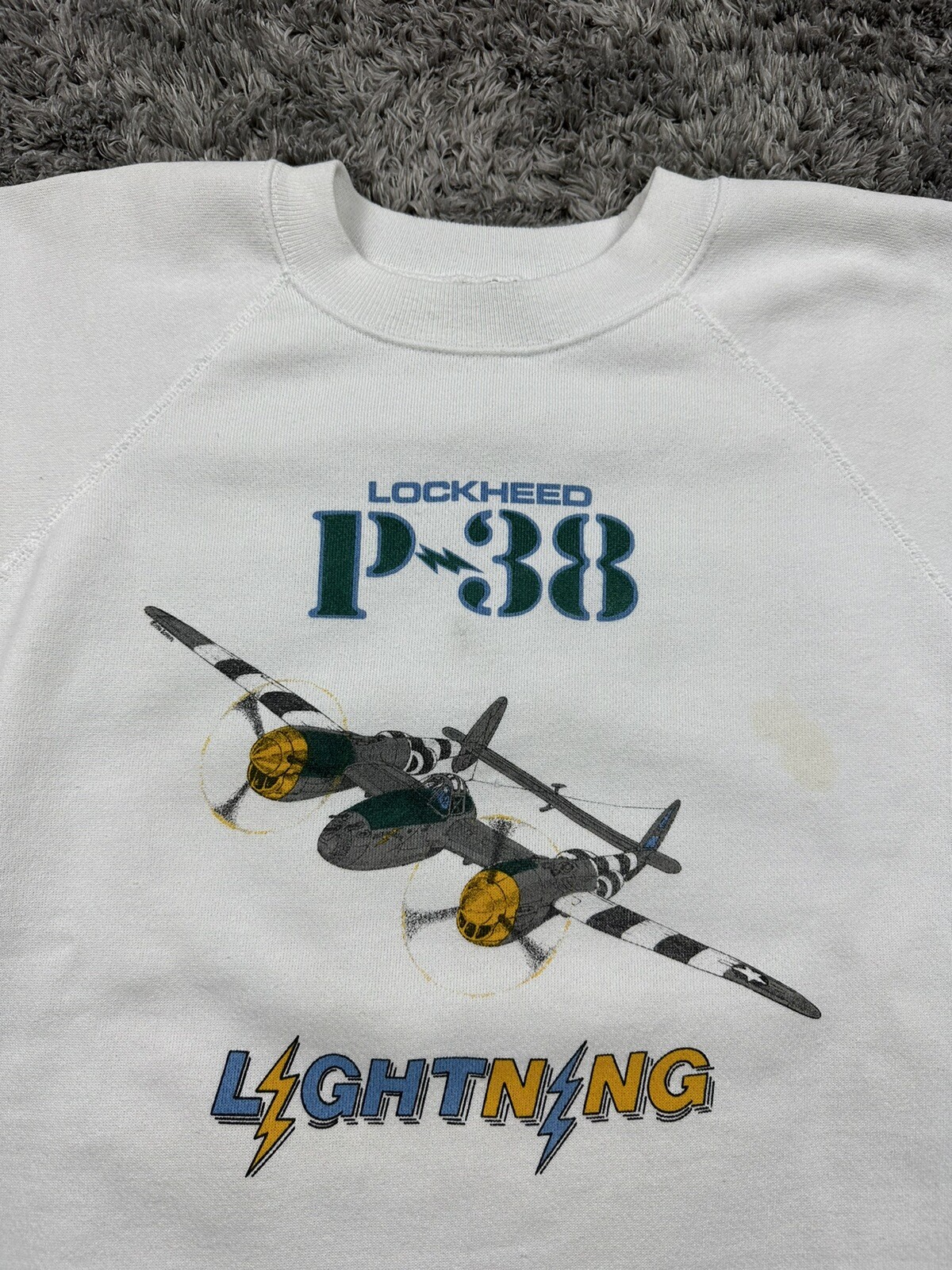 Vintage Lockheed P-38 Lightning WWII Fighter aircraft… - Gem