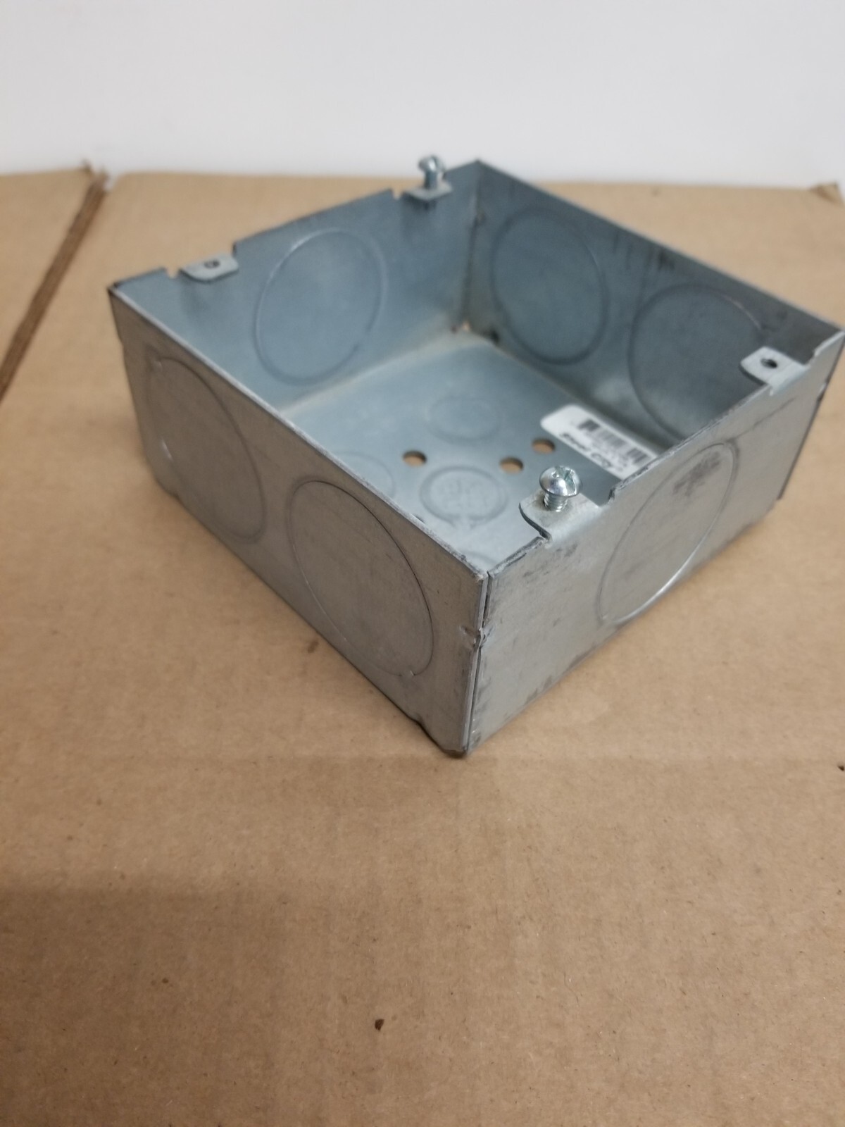 Steel City 72171 1 1/4 4-11/16" Square Box 2-1/8" Deep 1-1/4" KO Box of ...