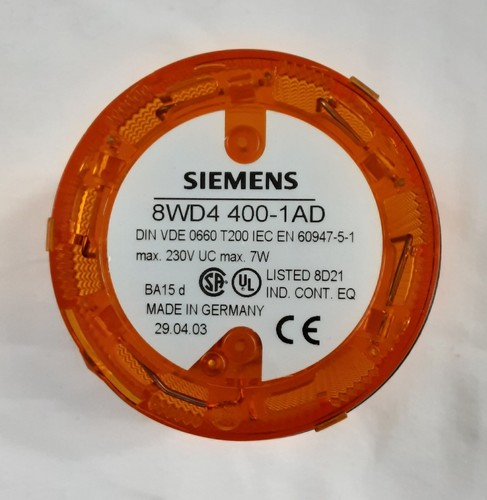 Amber, SIEMENS Steady Stack Light, 8WD4 400-1AD. | eBay
