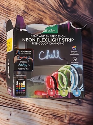 Xtreme Neon Flex Color Changing Light Strip With Remote 6.5 Ft | eBay