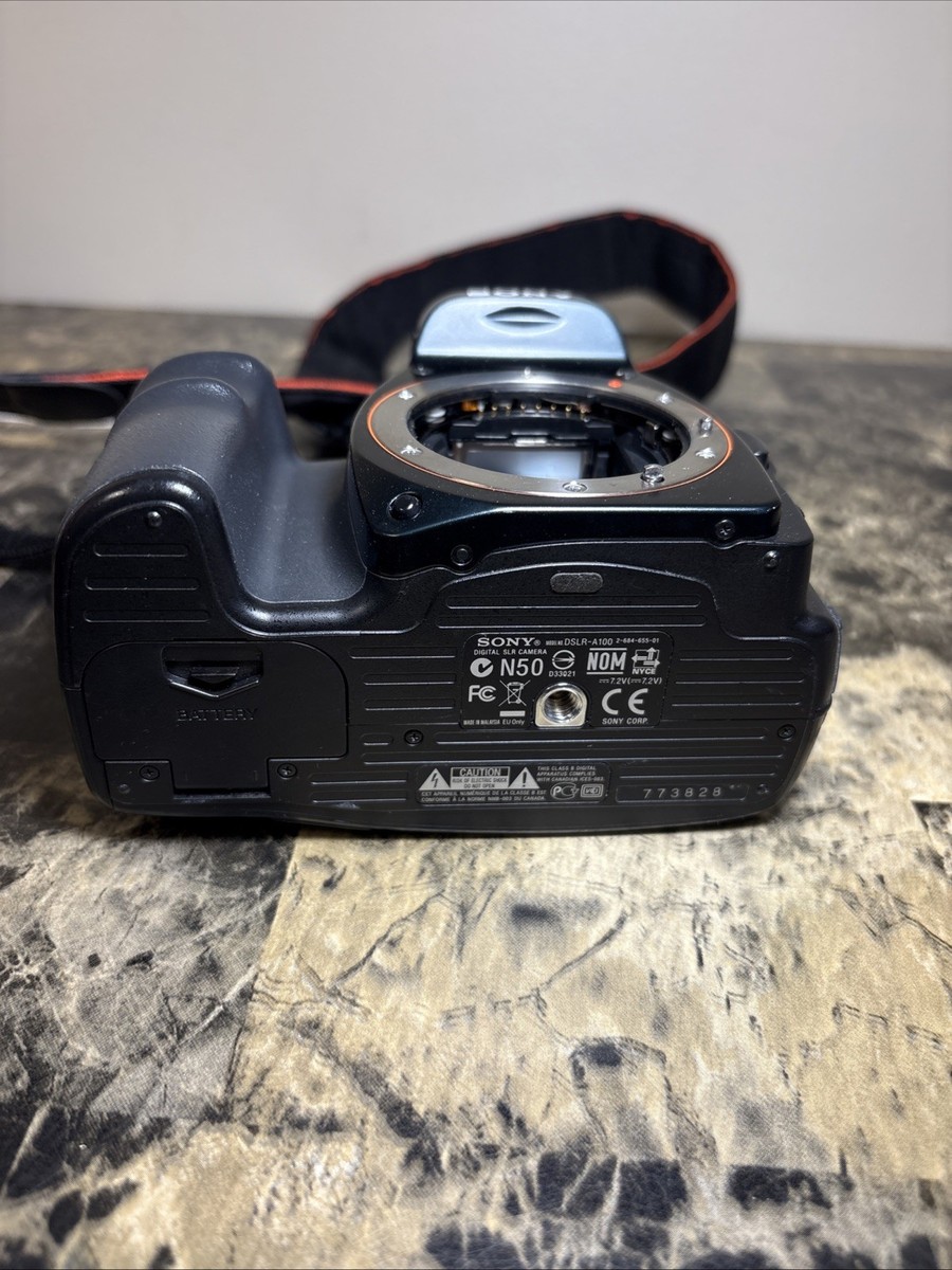 Sony Alpha a100 10.2MP Digital SLR Camera - Black (Body Only Sony Alpha a100 10.2MP Digital SLR Camera - Black (Body Only