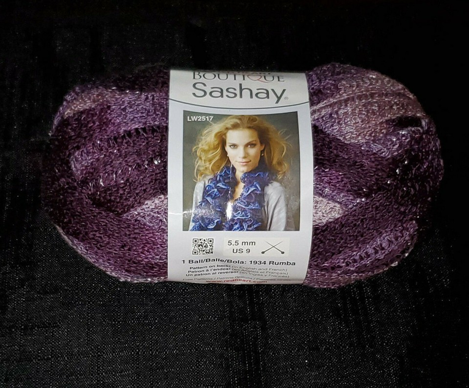 Red Heart Boutique Sashay and Sashay Sparkle Line Yarn Pick your Colors ...