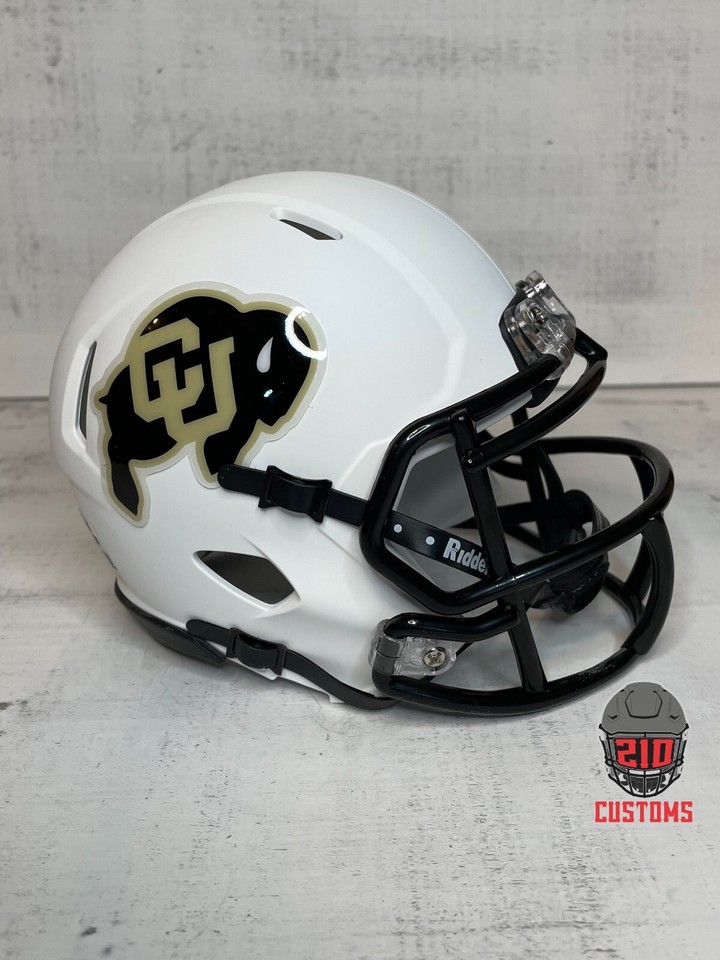 Colorado Buffalos (2015-2019;2023) Authentic Riddell Speed Mini Helmet ...