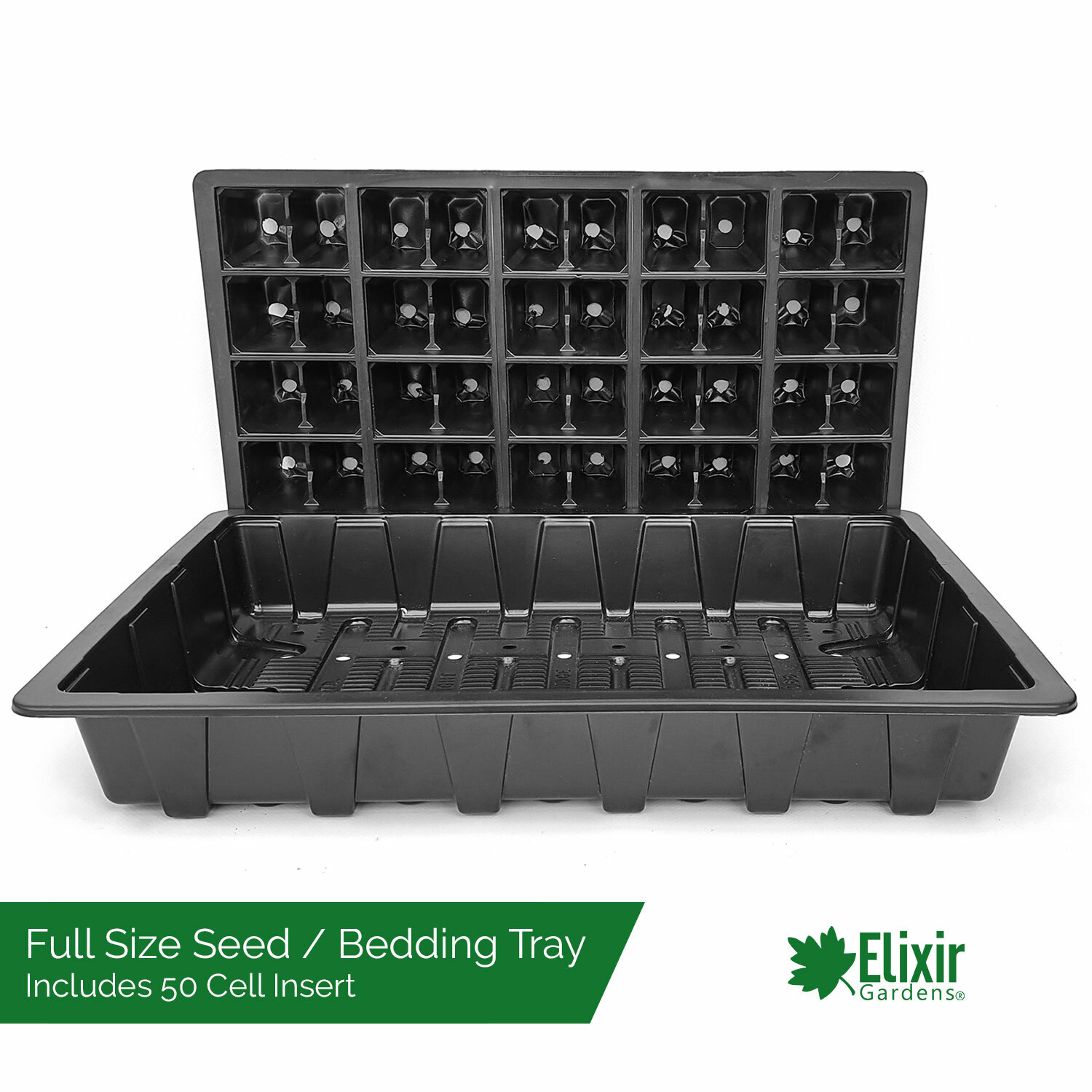 Elixir Gardens 50 Cell Professional Propagator Kit for Seeds Cuttings ...
