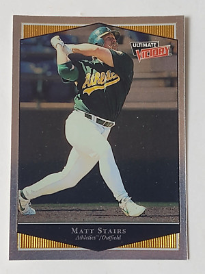 1999 UPPER DECK ULTIMATE VICTORY MATT STAIRS #81 CARD $0.99 VALUE BOX ...