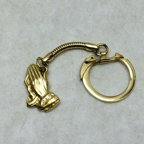 Vintage Religious Praying Hands Key Chains Pray for Peace | eBay