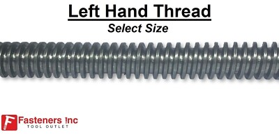 Acme Threaded Rod Left Hand LH Plain Steel CNC LC (Choose Size) | eBay