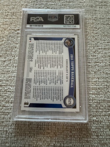 2011 Topps Update Series - Checklist Derek Jeter #US252 Cognac Diamond ...