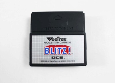 Blitz Action Football Vectrex Game Cartridge | eBay