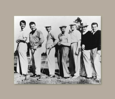 Dean Martin, Ben Hogan & Jerry Lewis, Byron Nelson, Sam Snead 11 x 14 ...
