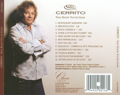 CERRITO - THEY KNOW YOU'RE GONE * NEW CD 94922801661| eBay