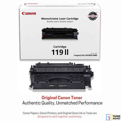 Canon 119 II Original Black Toner Cartridge - Canon Original Toner High ...