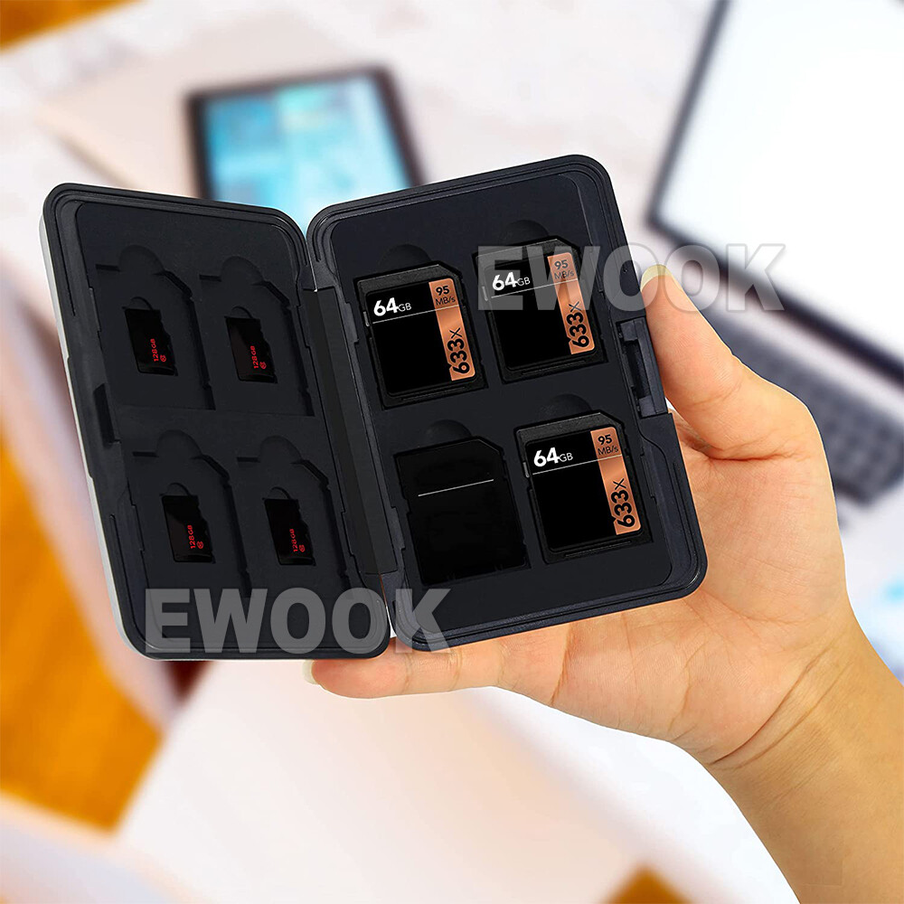 AU Memory Card Case Storage Box Holder for Micro SD SDXC SDHC TF Card ...