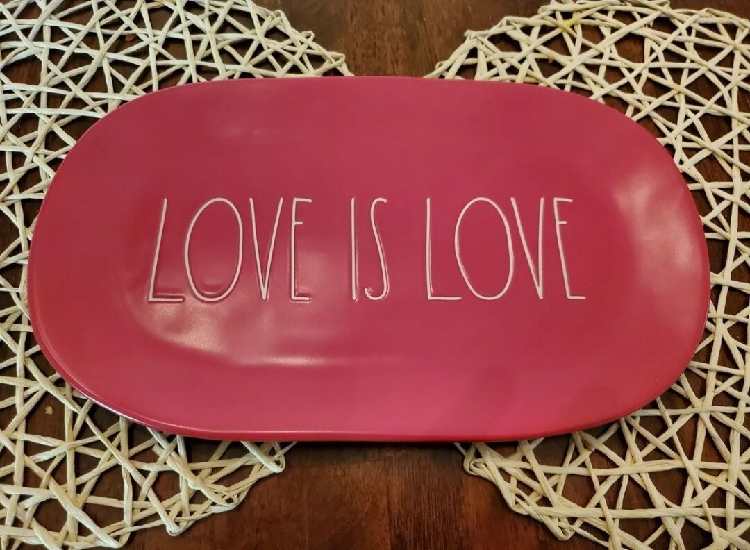 Rae Dunn Love Is Love Platter | eBay