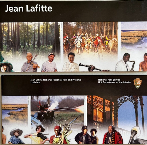 New JEAN LAFITTE NHP - LA NATIONAL PARK SERVICE UNIGRID BROCHURE Map ...