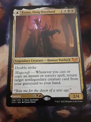 MTG. Extus, Oriq Overlord / Awaken the Blood Avatar. Strixhaven. Pack ...