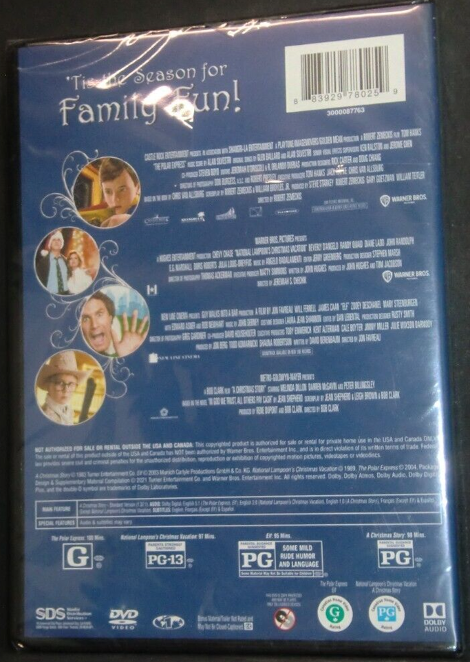 The Essential Holiday Collection Four Favorite Christmas Movies DVD New ...