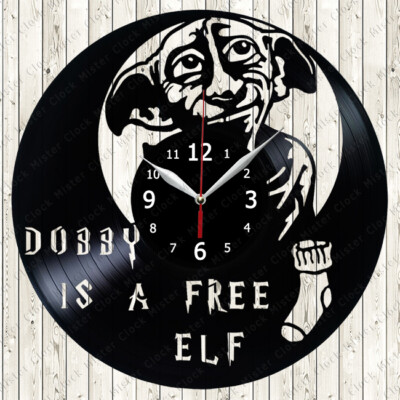 Dobby Vinyl Record Wall Clock Decor Handmade 382 | eBay