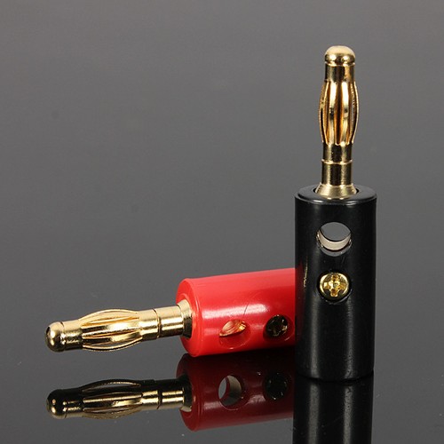 Speaker to Receiver Quick Connect / Disconnect - 1 pair - gold plated ...