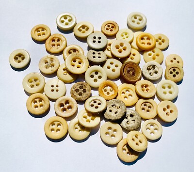 Buttons - Hole Bone Buttons