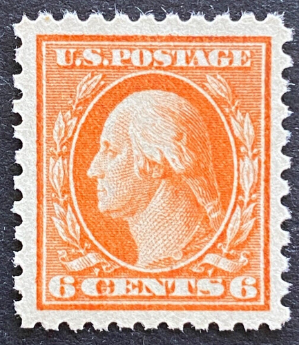 US Stamps, Scott #429 6c Washington 1914 Watermark 190 2008 PSE GC XF ...
