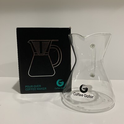 Coffee Gator Pour Over Coffee Maker, 14 oz, Glass Carafe Only, No ...