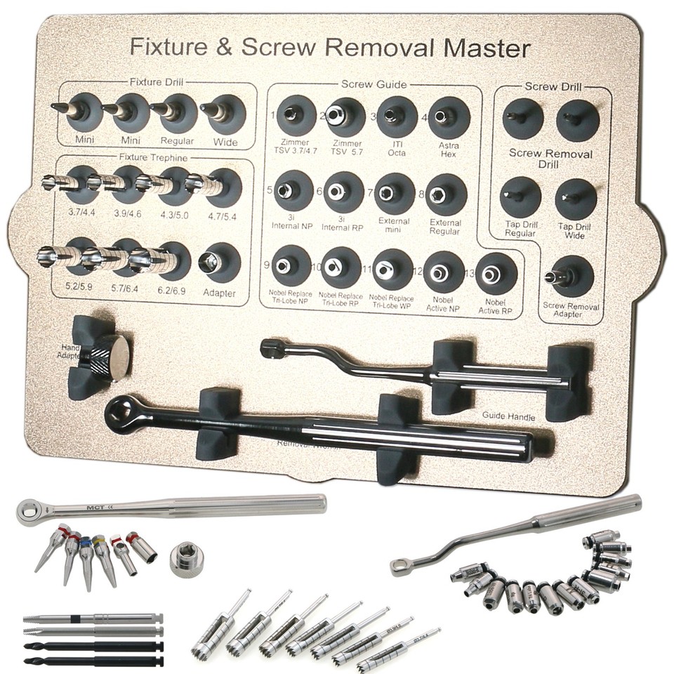 Dental DASK Sinus Lift Fixture Screw Removal Kit Hiossen OneGuide ...