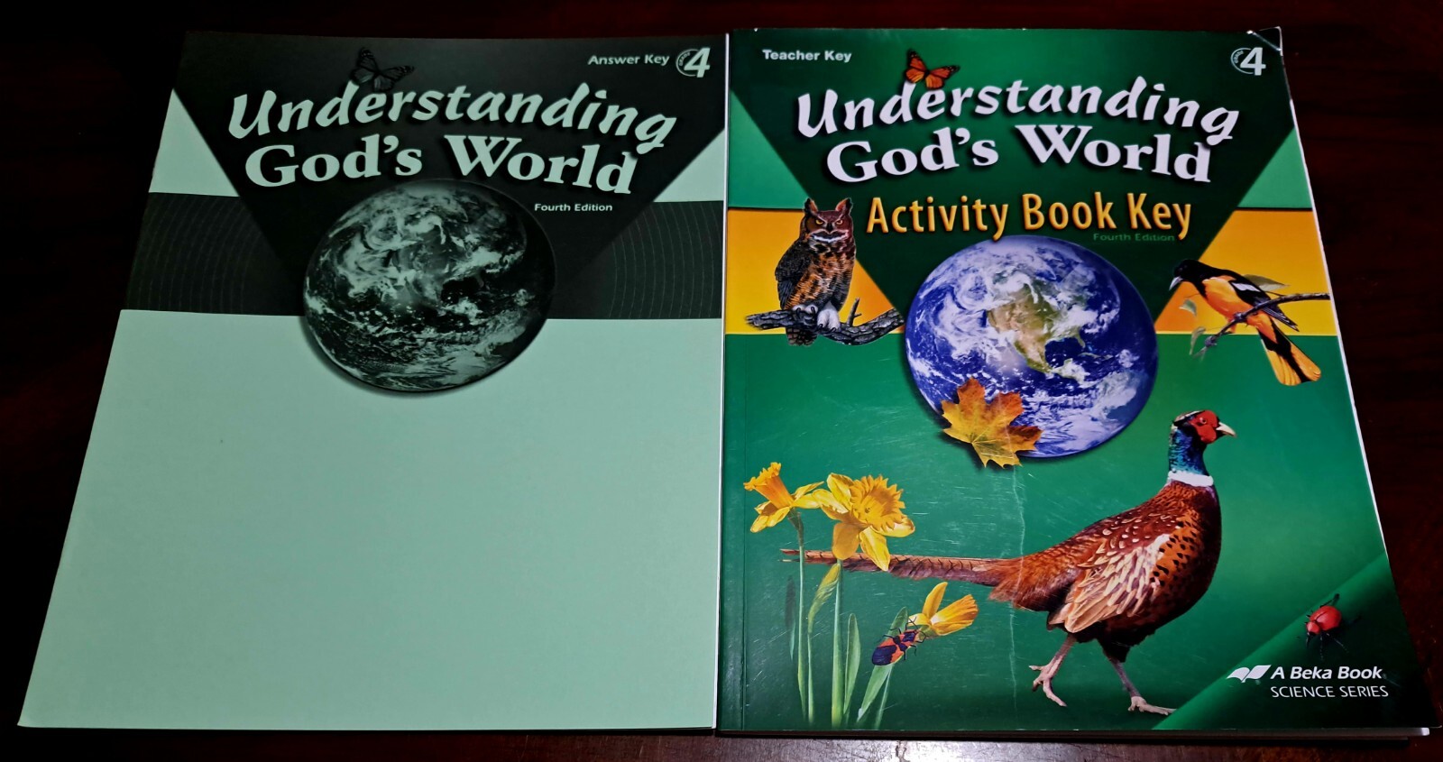 Abeka 4th Grade Books Teacher Arithmetic Language Science History ...