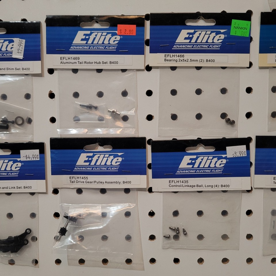 Eflite / Blade 400 ~ 26 Item Parts Lot ~ RC B400 Heli Helicopter NIP ...