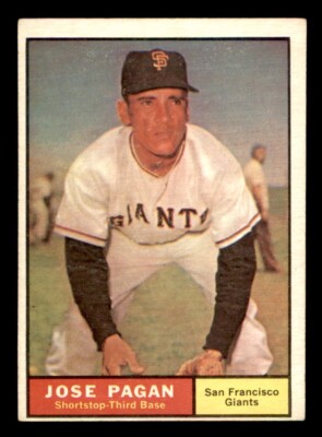 1961 Topps Baseball #279 Jose Pagan EX *f2 | eBay