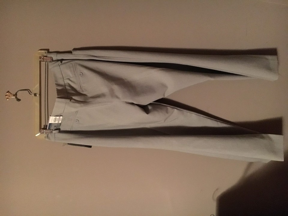 NWT Worthington Petite Size 16P Gray Dress Pant Women Modern Fit ...